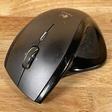 Used Logitech MX Revolution M RBQ124 Bluetooth Wireless Mouse W USB Receiver Working UBB Threads