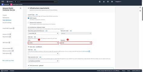 Backend Task Definition Deploy Applications On Amazon Elastic Container Service