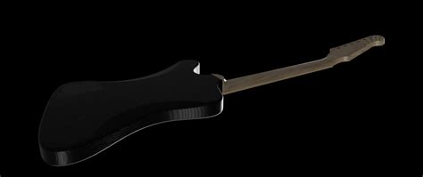 3d Guitar Model Raven Dxf File Krushinsky Guitar Templates