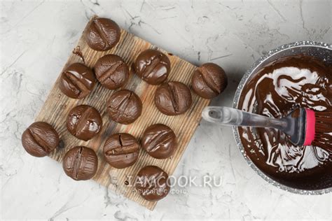 Шоколадное печенье «Кофе» — рецепт с фото + видео