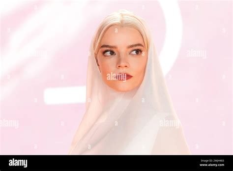 Anya Taylor Joy Poses For Photographers Upon Arrival At The World