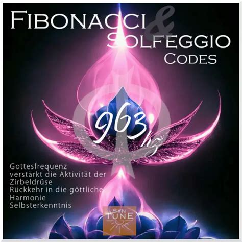 Fibonacci Solfeggio Codes Fibonacci Solfeggio 963 Hz Digital