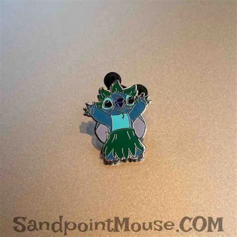 Disney Hawaii Hawaiian Aulani Lilo Stitch Hula Dancing Stitch Pin Uq
