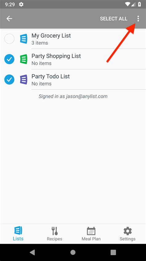 How Do I Delete A List AnyList Help