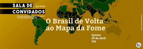 O Brasil de volta ao Mapa da Fome é o tema do Sala de Convidados