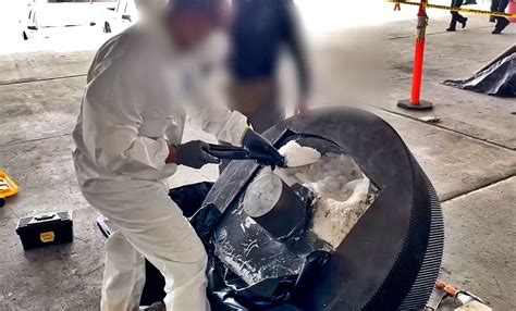 Golpe al narco aseguran más de kilos de metanfetamina en Veracruz