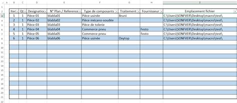 Xl 2016 Création Macro Ouverture Fichier Solidwork Macros Et Vba Excel