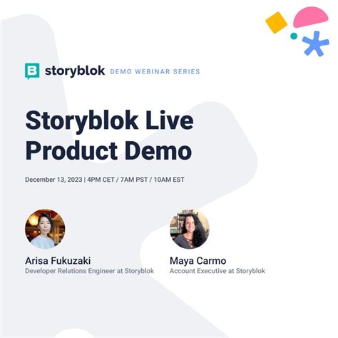Storyblok On Linkedin Were Hosting A Storyblok Live Product Demo 💻 On December 13th Allowing