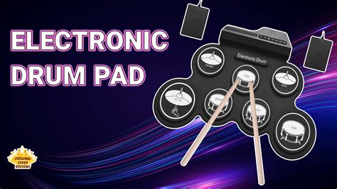 Portable Electronic Drum Pad Original Video Reviews