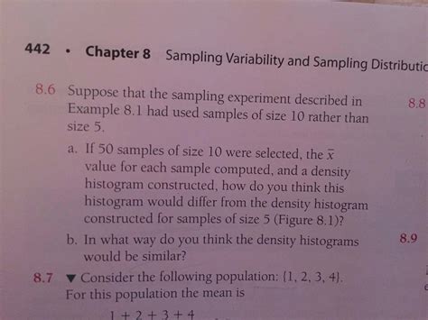 Solved Suppose That The Sampling Experiment Described In Chegg Com