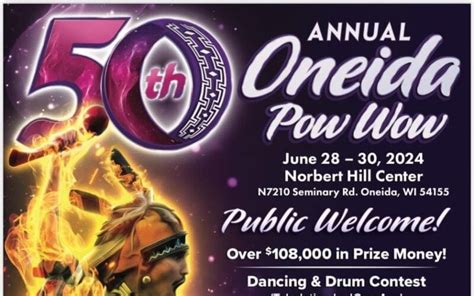 50th Annual Oneida Pow Wow 2024 Pow Wow Calendar