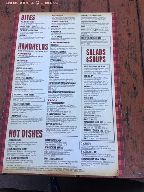 Twin Peaks Restaurant Nutritional Information Besto Blog