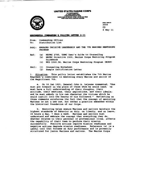 Initial Counseling Template Subordinate Pdf Worksheets Library