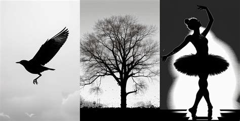 Создать изображение в стиле Силуэт с помощью нейросети без промтов — Нейробот