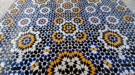 کاشی طرح مراکشی کاشی سنتی خشت آذین فام