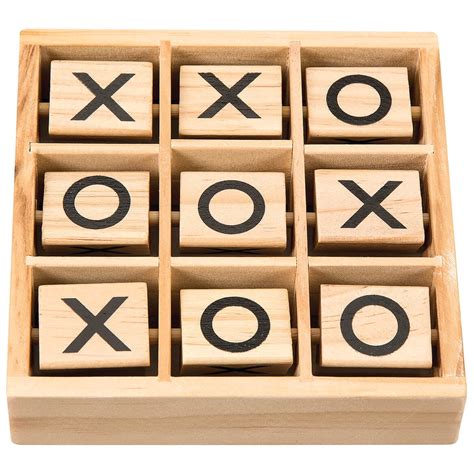 Wooden Tic Tac Toe Game Walmart