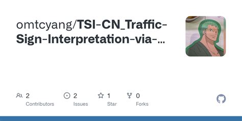 Github Omtcyang Tsi Cn Traffic Sign Interpretation Via Natural