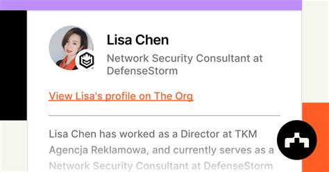 lisa chen network security consultant at defensestorm the org