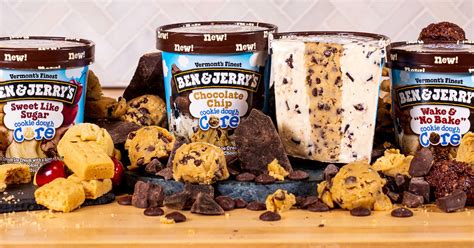 Ben And Jerrys Adds 3 New Cookie Dough Core Ice Cream Flavors Thrillist