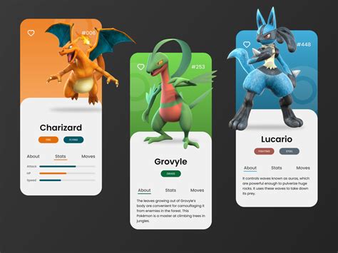 Pokedex App Ui By Sharanya On Dribbble
