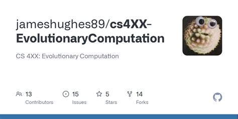 Github Jameshughes Cs Xx Evolutionarycomputation Cs Xx