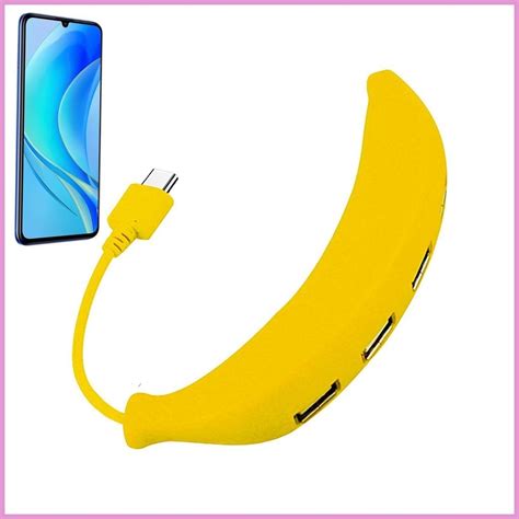 อะแดปเตอร์ฮับ Usb 20 4 พอร์ต รูปกล้วย Type C Shopee Thailand