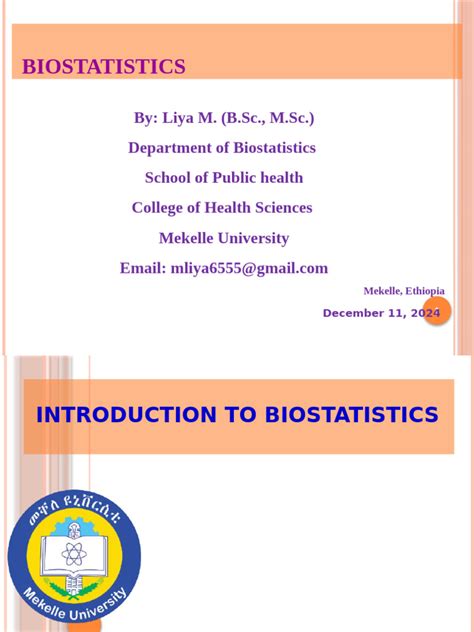 Introduction To Biostatistics Pdf Level Of Measurement Statistics