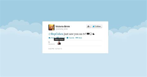 Congressman Steve Cohens Deleted Flirty Loving Tweets From The State