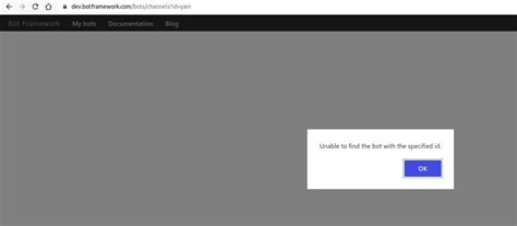 Created Not Listed In Dev Botframework Issue Microsoft