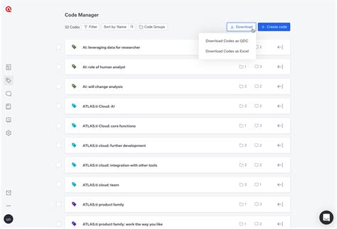 Export Options Compatibility ATLAS Ti Help In English