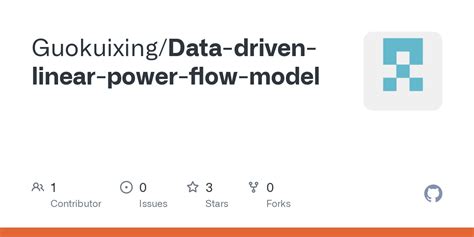 Github Guokuixingdata Driven Linear Power Flow Model