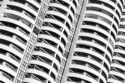 Free Photo Building Exterior With Window Balcony Pattern