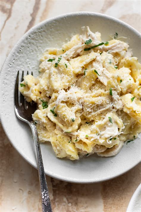 Chicken Tortellini Alfredo • Salt And Lavender