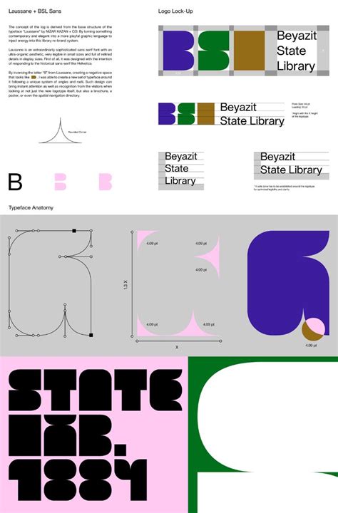 Graphic Design 프로젝트 Behance의 사진 비디오 로고 일러스트레이션 및 브랜딩 Rebranding Library Typeface Design