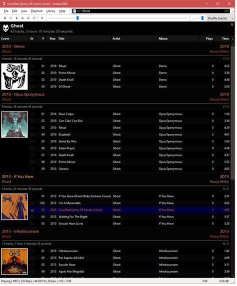 current layout well same layout since 2015 r foobar2000