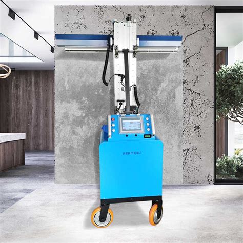 Small Mobile Automatic Rendering Machines Wall Plastering Automatic