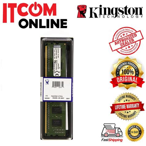 KINGSTON 4GB 8GB DDR3L 1600MHZ DESKTOP RAM (KVR16LN11/4-KVR16LN11/4WP ...