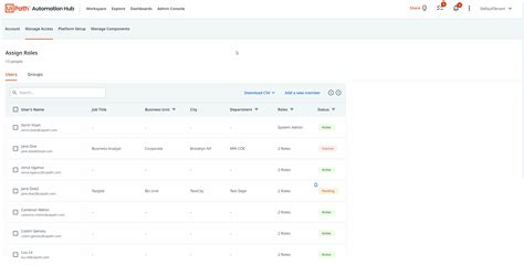 Automation Hub Adding New User Accounts