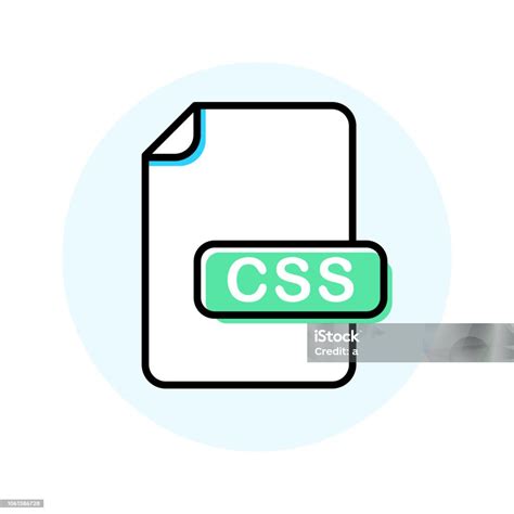 Css 파일 형식 확장 컬러 라인 아이콘 0명에 대한 스톡 벡터 아트 및 기타 이미지 0명 디자인 문서 Istock