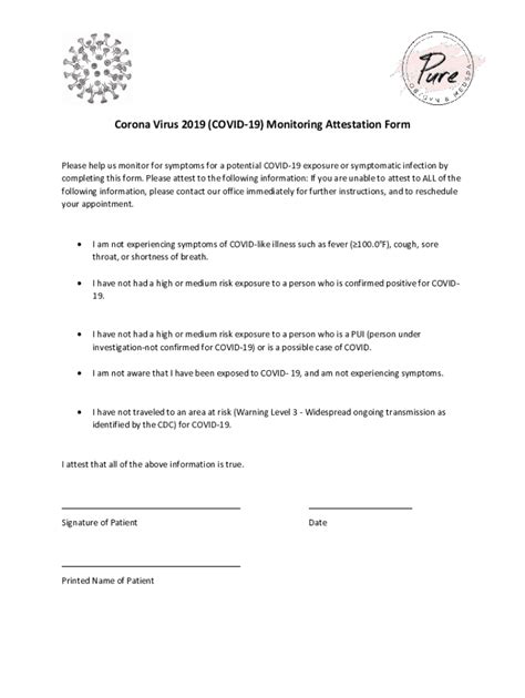 Fillable Online Creating An Automated Health Attestation System During
