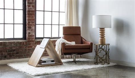 Triangle Side Table Breaks Conformity With An Angular Design