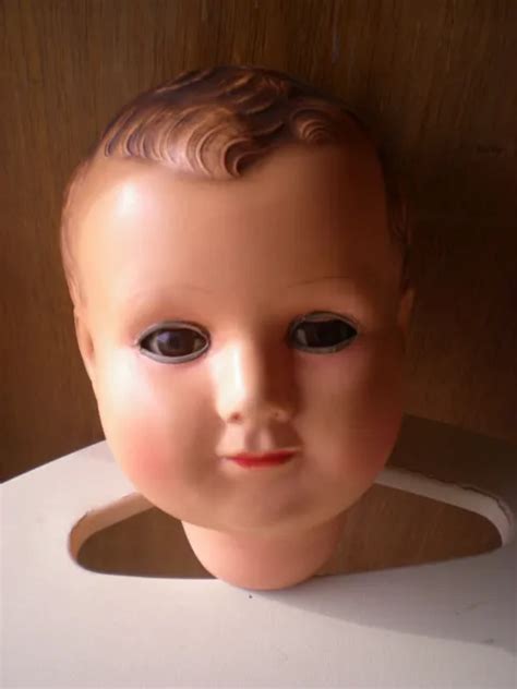 TÊTE BAIGNEUR PETIT Collin ancien 50 3cm celluloïd n11 EUR 35 00
