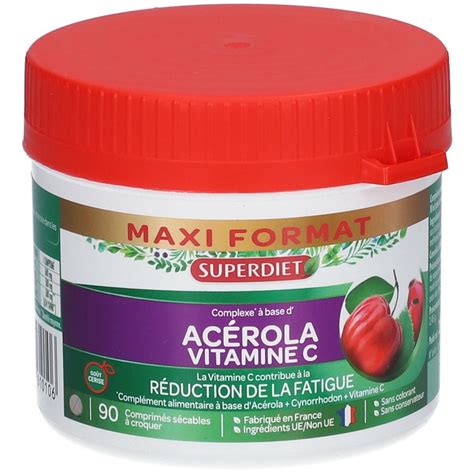 Vitamina C Acerola Maxipot 90 Tablete Masticabile Superdi Farmacia