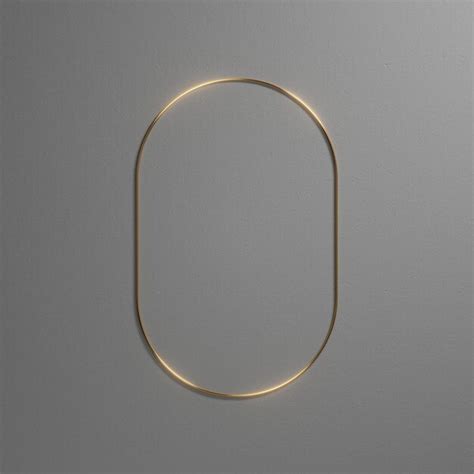 Premium Photo Abstract Geometric Background With Blank Oval Golden