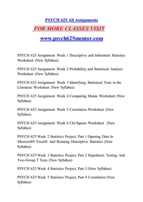 Psych 625 Mentor Redefined Education