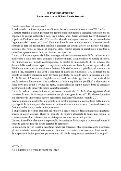 Recensione Di Un Romanzo Contemporaneo Dispense Di Italiano Docsity