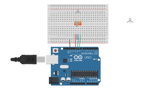 Circuit Design Rgb Led Color Mixing With Arduino Tinkercad