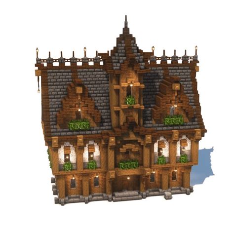 Grand Spruce Manor Minecraft Houses Minecraft Cottage Minecraft