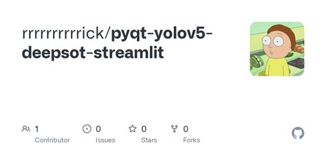 Github Rrrrrrrrrrick Pyqt Yolov Deepsot Streamlit