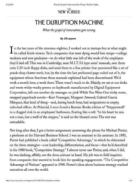 The Disruption Machine Pdf